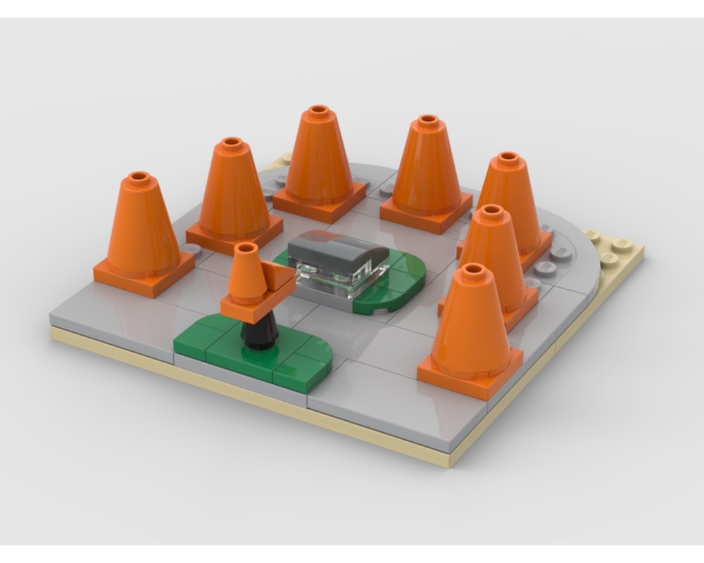 LEGO MOC Simple Cozy Cone Motel by skiepppek | Rebrickable - Build with ...