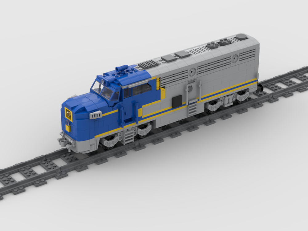 LEGO MOC Delaware and Hudson ALCO cab unit diesel (6-wide) by dan_brix ...