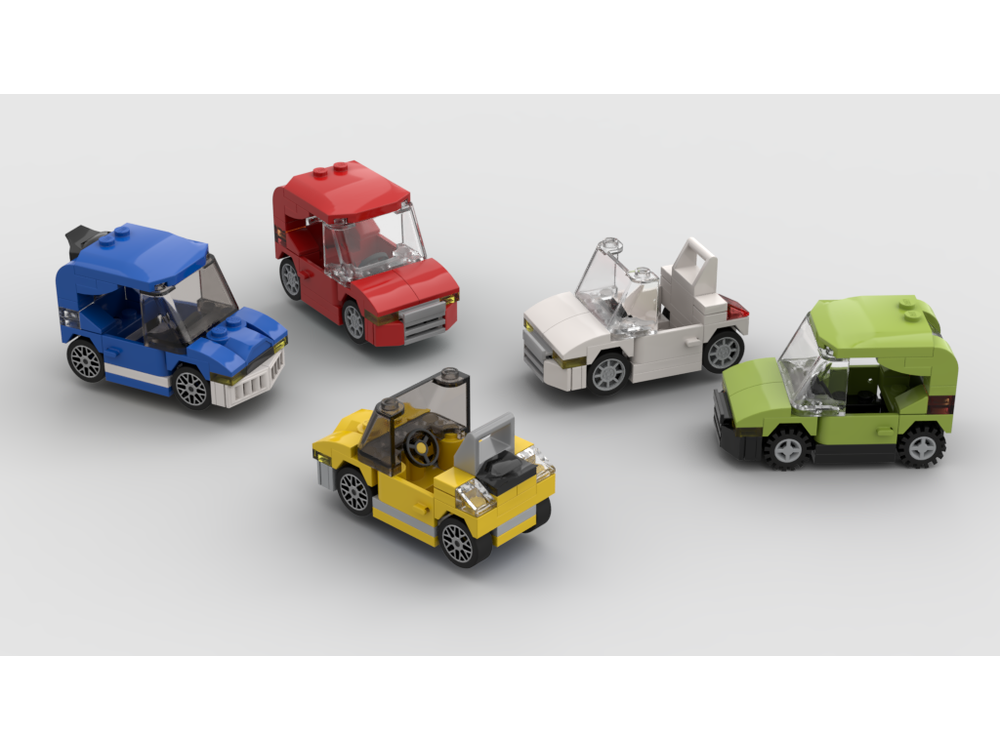 LEGO MOC Double-Deck Autorack with Cars by Rocket Racer318 ...