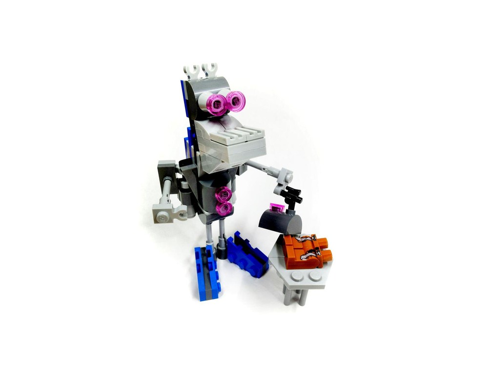 Lego Moc Helper Bot By Jncraton Rebrickable Build With Lego