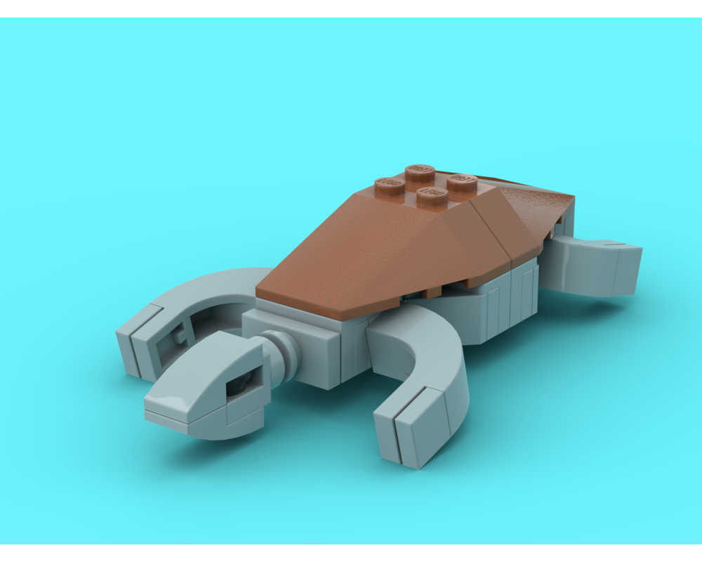 LEGO MOC Micro Sea Turtle by legoguy08 | Rebrickable - Build with LEGO