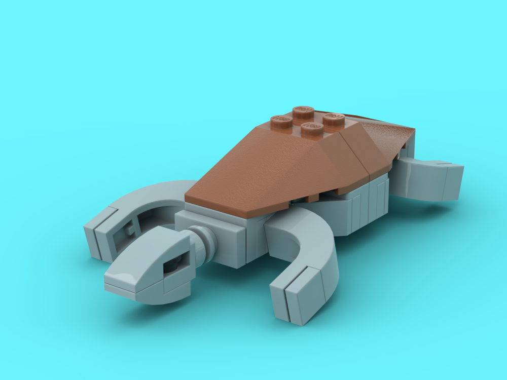 LEGO MOC Micro Sea Turtle by legoguy08 | Rebrickable - Build with LEGO
