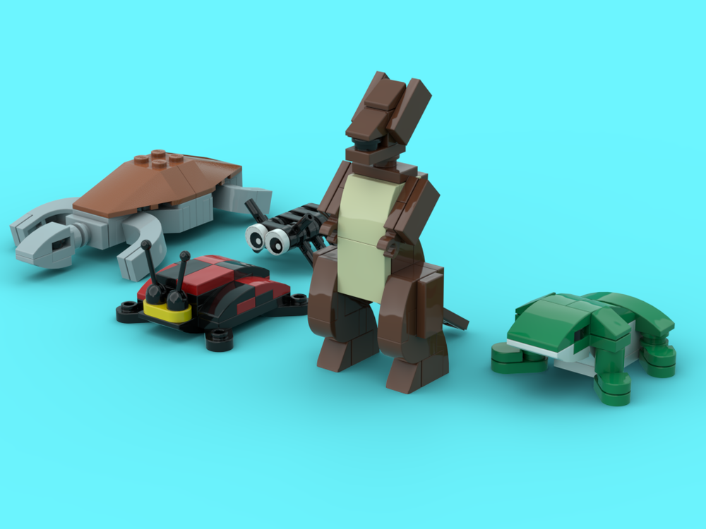 LEGO MOC Micro Sea Turtle by legoguy08 | Rebrickable - Build with LEGO