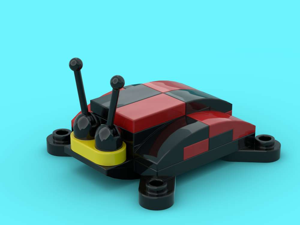 LEGO MOC Micro Ladybug by legoguy08 | Rebrickable - Build with LEGO