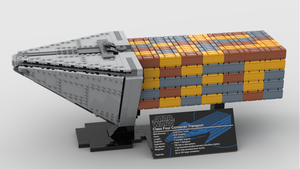 LEGO MOC 1:1455 Class Four Container Transport by Kdapt-Preacher ...