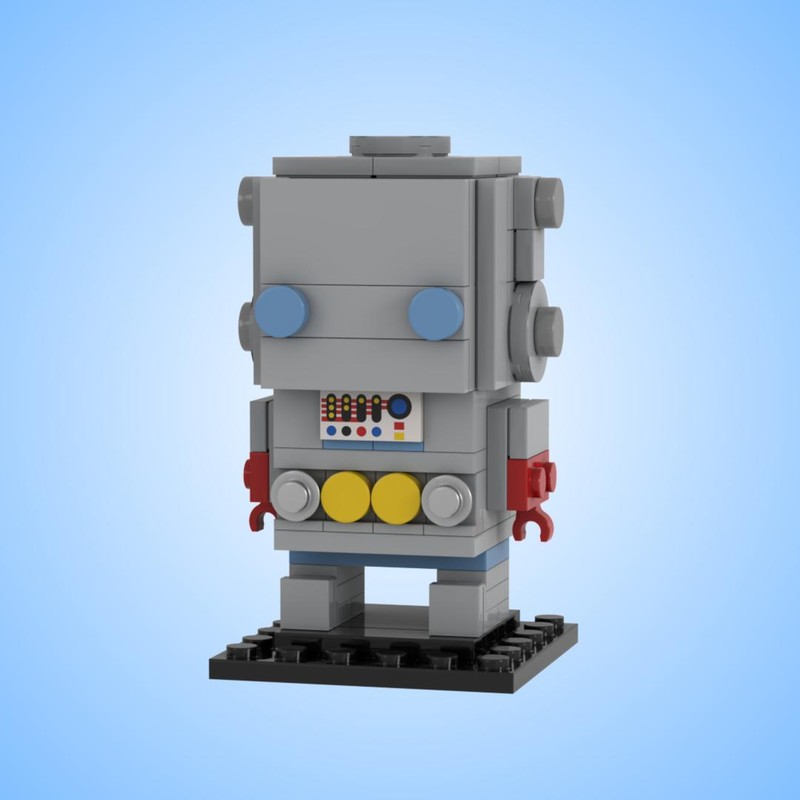 Lego Moc Clockwork Robot By Skycaptain Rebrickable Build With Lego