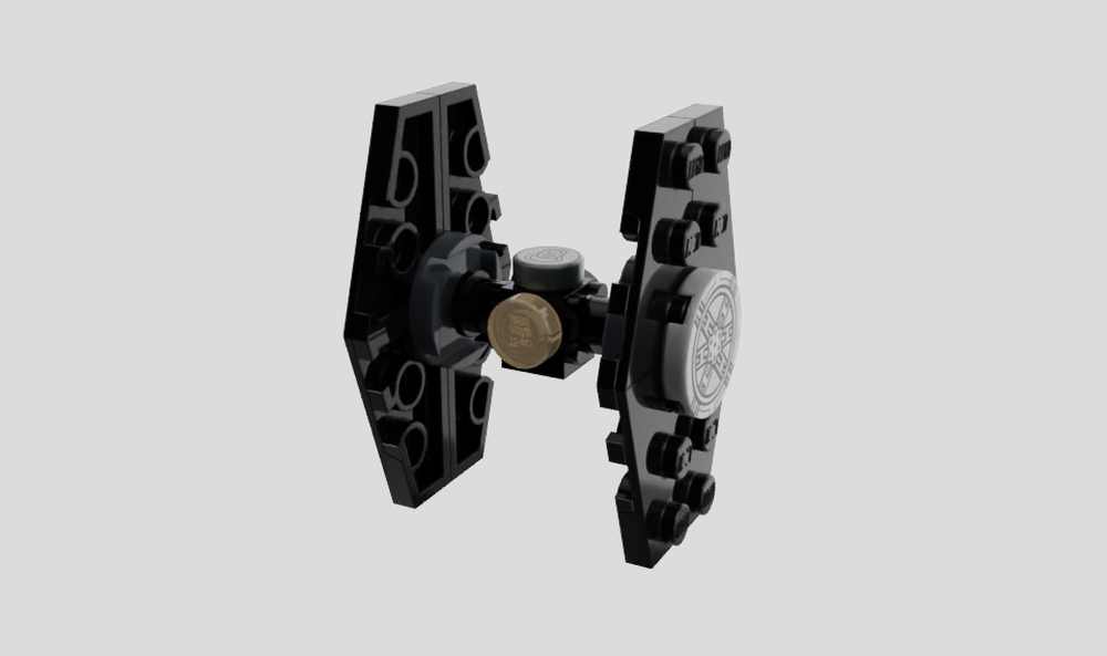 LEGO MOC Mini TIE Fighter by TheBrokenBrik | Rebrickable - Build with LEGO