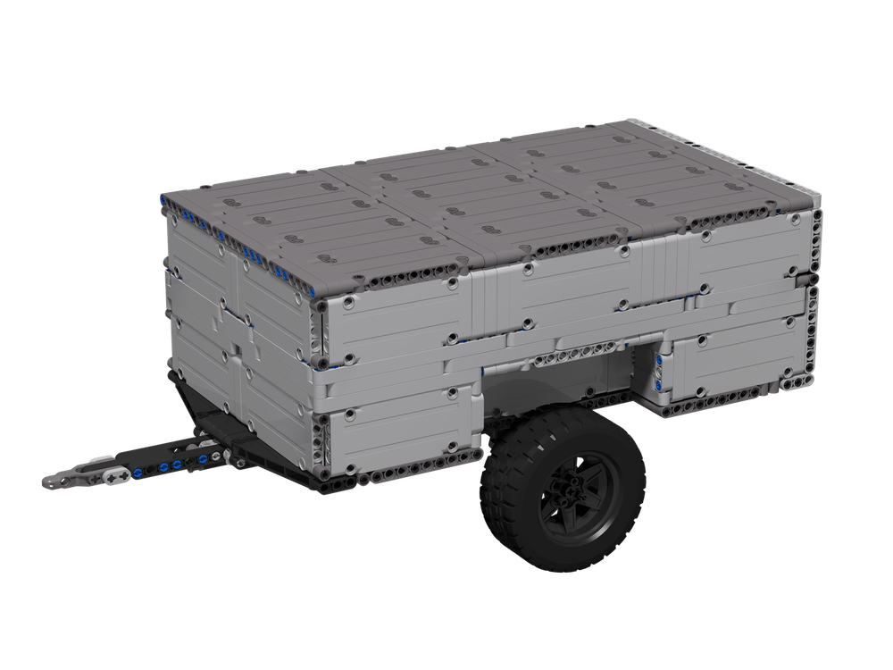 Lego Moc All Terrain Trailer 4 By Lbbde Rebrickable Build With Lego