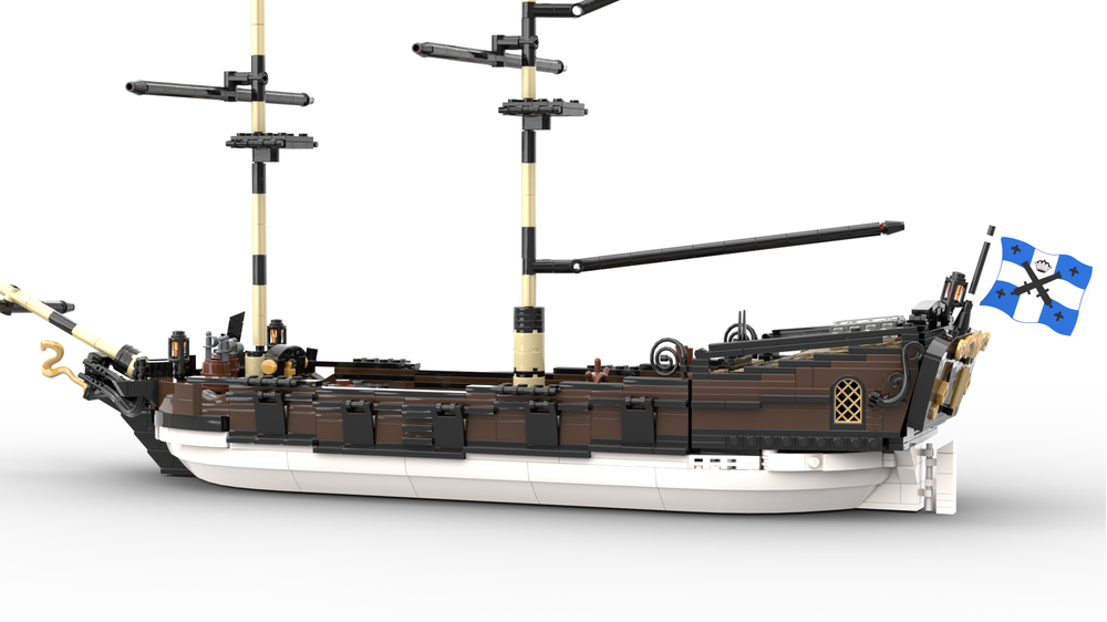 LEGO MOC Le Serpent - Bluecoat Brig by Marius2002 | Rebrickable - Build ...