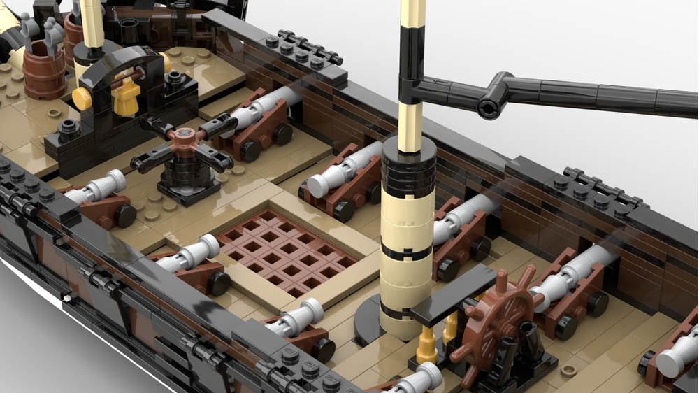 LEGO MOC Le Serpent - Bluecoat Brig by Marius2002 | Rebrickable - Build ...