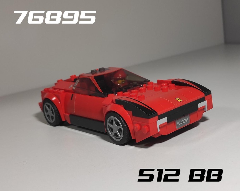 LEGO MOC 76895 Ferrari 512bb by Kirvet | Rebrickable - Build with LEGO