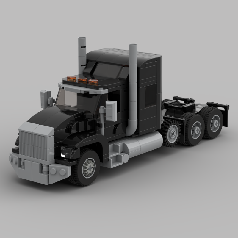 LEGO MOC Kenworth T800 Semi truck (Black) by SpeedHunCreations ...