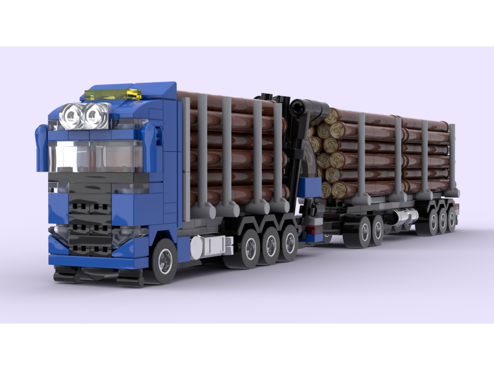 LEGO MOC Scania Scandinavian Logging Truck by Brickin Tom | Rebrickable ...
