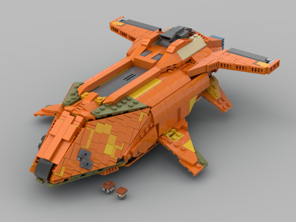 LEGO MOC Federal Dropship by TheRealBeef1213 | Rebrickable - Build with ...