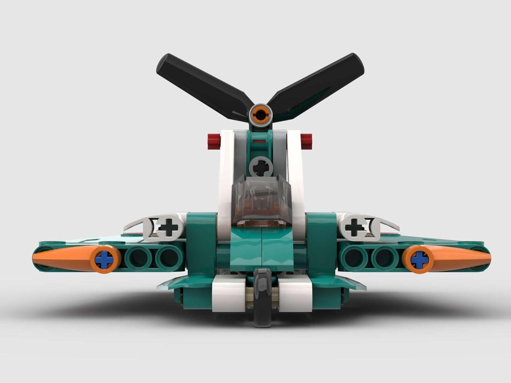 Lego Moc 42117 Alt Build Propeller Vehicle By Silenfu Rebrickable