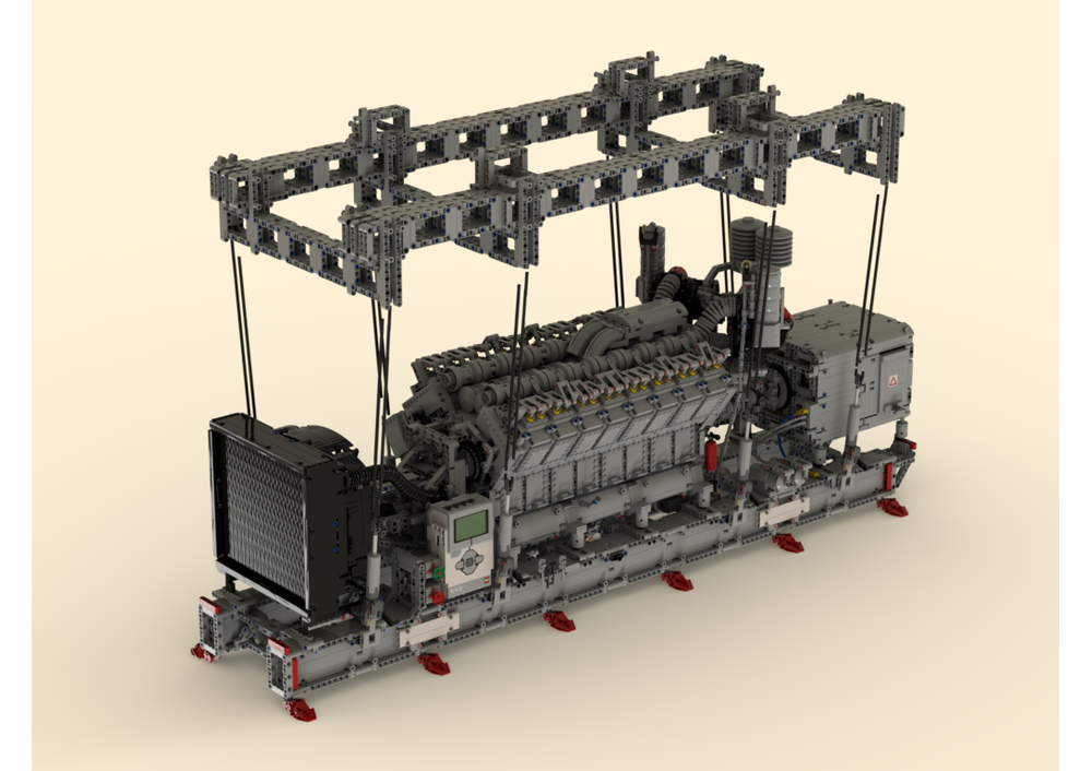 LEGO MOC Traverse for Emergency V16 Diesel Generator (MOC-71783) by ...