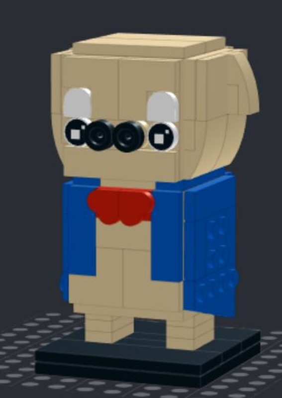 LEGO MOC porky pig brickheadz by build the brick | Rebrickable - Build ...