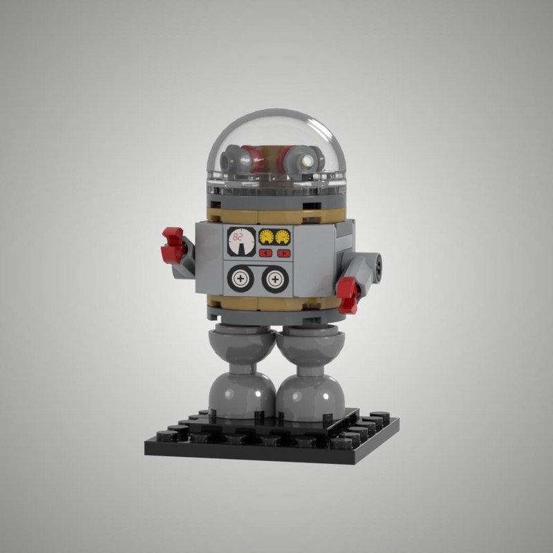 LEGO MOC Retro Robot by SkyCaptain | Rebrickable - Build with LEGO