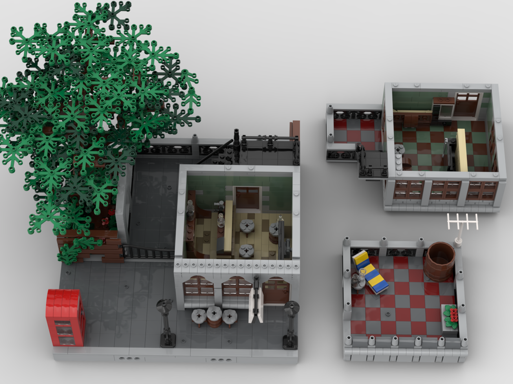 LEGO MOC Irish Pub Modular by snotwars | Rebrickable - Build with LEGO