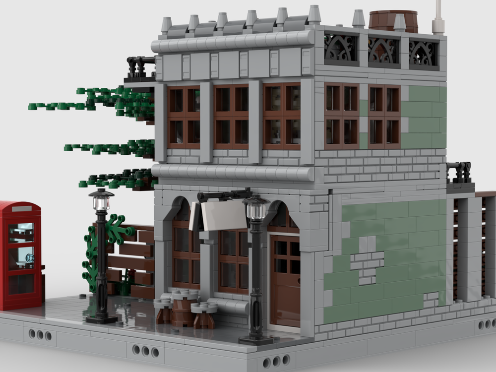 LEGO MOC Irish Pub Modular by snotwars | Rebrickable - Build with LEGO