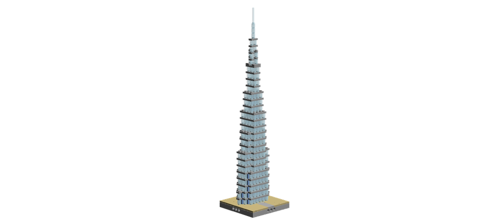 LEGO MOC Modular Skyscraper by Golden_Fish | Rebrickable - Build with LEGO