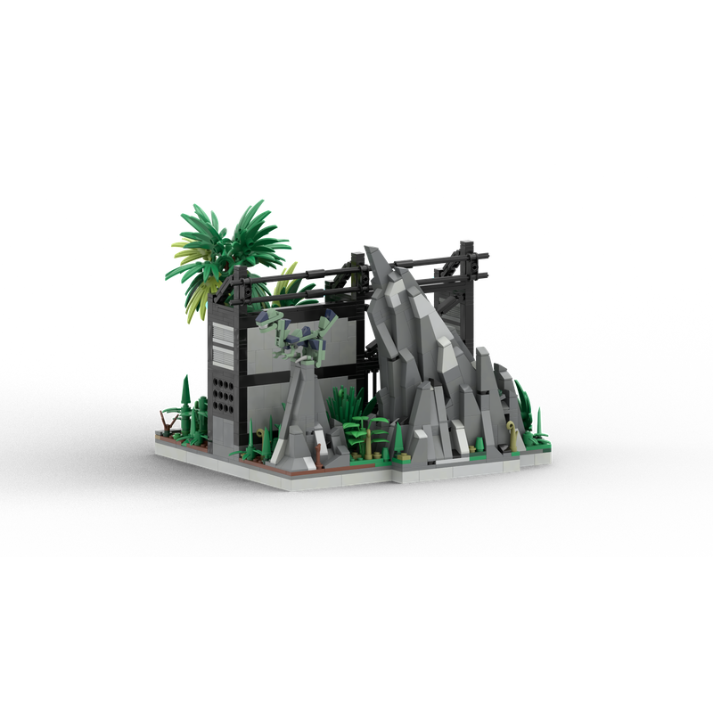 LEGO MOC Raptor pen by operateur | Rebrickable - Build with LEGO