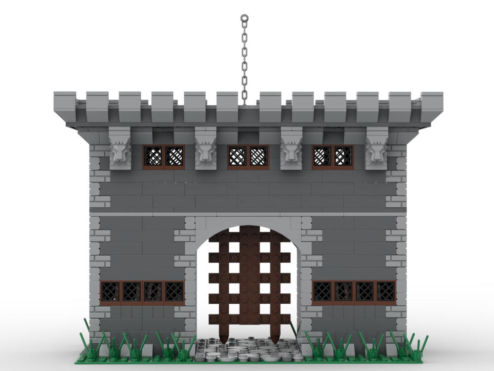 LEGO MOC Medieval Gate Tower by legoguy08 | Rebrickable - Build with LEGO