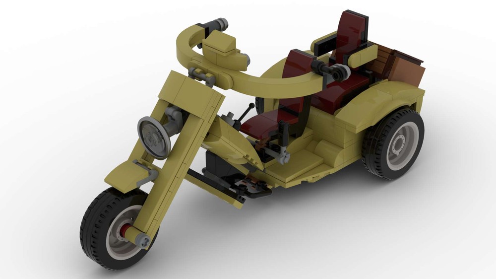LEGO MOC Trike (10271 alternate) by besbasdesign | Rebrickable - Build ...