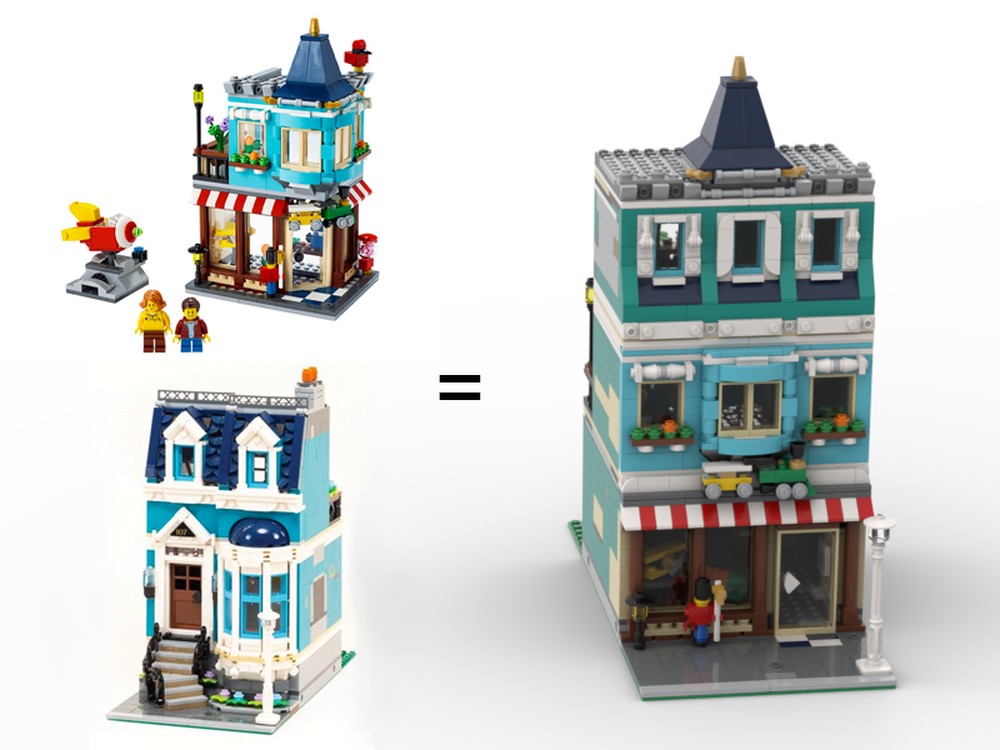 LEGO MOC Toy store modular Multi-build by fuzzybricks | Rebrickable ...