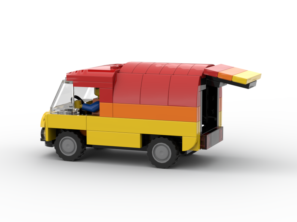 LEGO MOC-72670 Compact van by BrickAA | Rebrickable - Build with LEGO