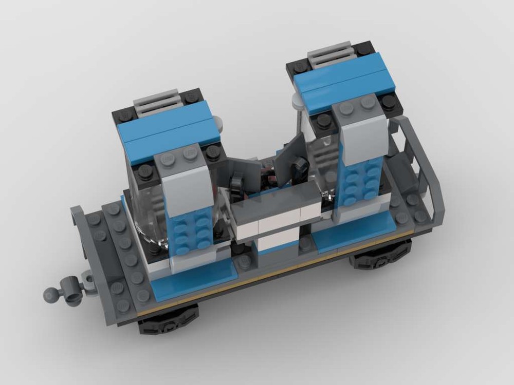 LEGO MOC Ghost Train Express - 2 Ghost Container Waggon with Control ...