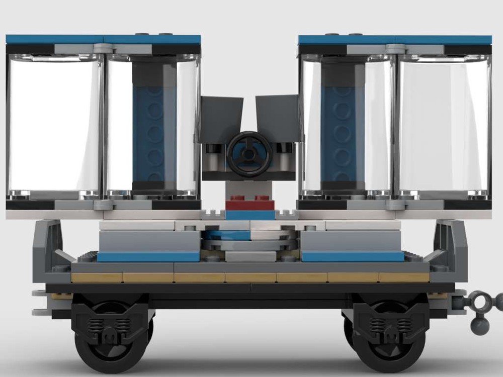 LEGO MOC Ghost Train Express - 2 Ghost Container Waggon with Control ...