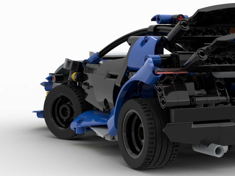 LEGO MOC Rally Car 42123 B-model (Blue and Gray alt.) by A_Great ...