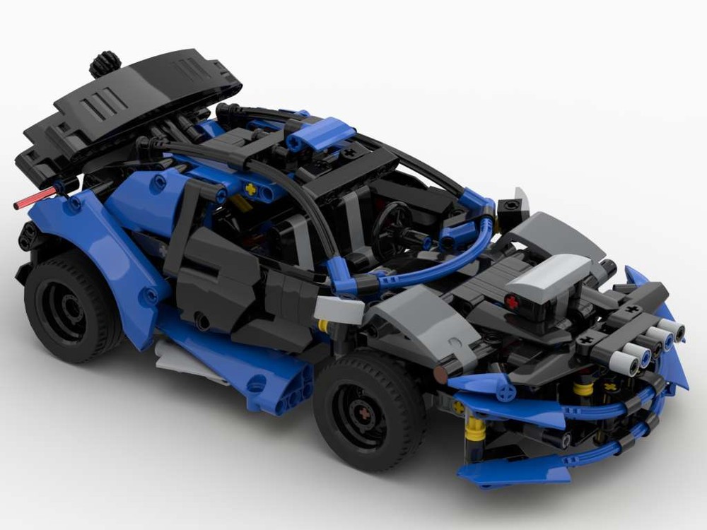 LEGO MOC Rally Car 42123 B-model (Blue and Gray alt.) by A_Great ...
