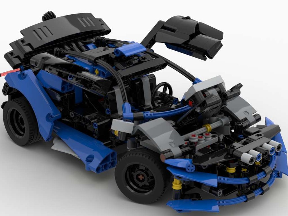 LEGO MOC Rally Car 42123 B-model (Blue and Gray alt.) by A_Great ...