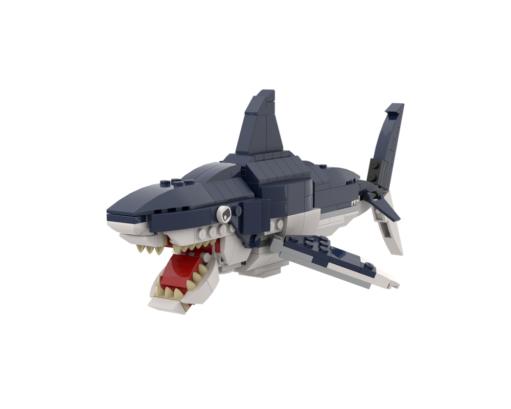 LEGO MOC Great White Shark XL 31088 2 to 1 by bricksmartworkshop ...