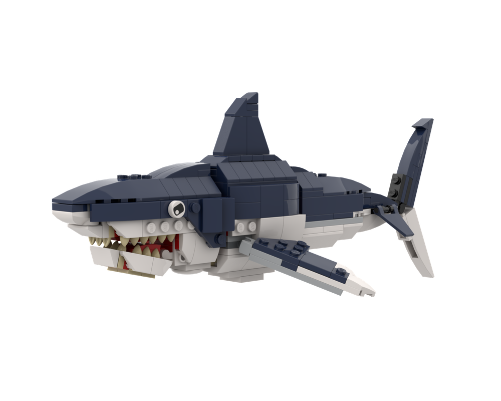 LEGO MOC Great White Shark XL 31088 2 to 1 by bricksmartworkshop ...