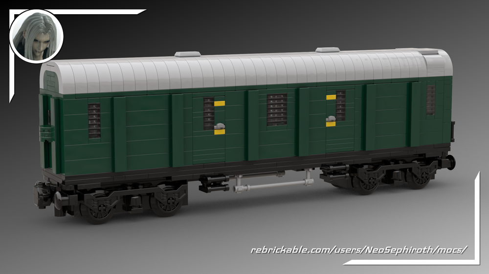 LEGO MOC German era 3 mail wagon by NeoSephiroth | Rebrickable - Build ...