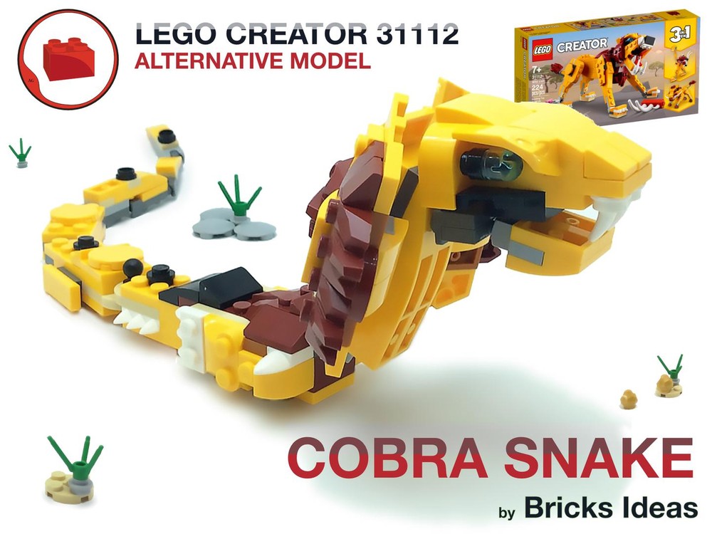 LEGO MOC Cobra Snake - Lego Creator 31112 by Bricks Ideas | Rebrickable ...