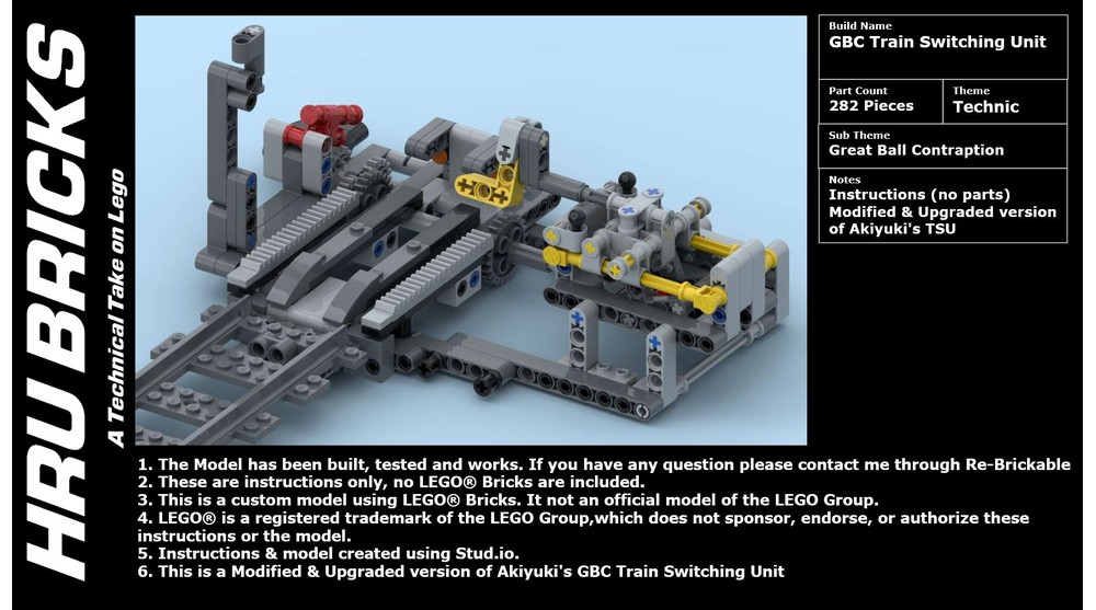 LEGO MOC Modified Akiyuki Train Unloader by HRU Bricks | Rebrickable ...