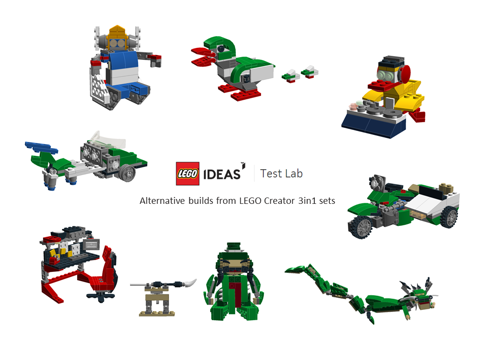 LEGO MOC Alternative builds from LEGO Ideas-testlab event by PONPANPINO ...