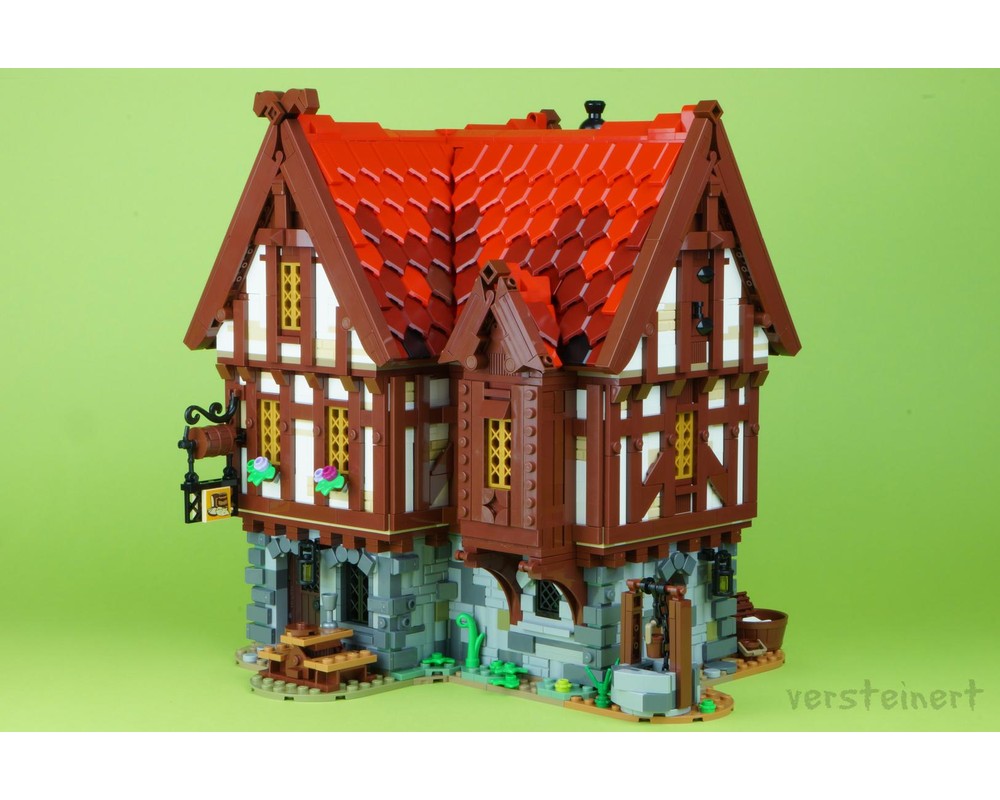 LEGO MOC Medieval Tavern by Versteinert | Rebrickable - Build with LEGO