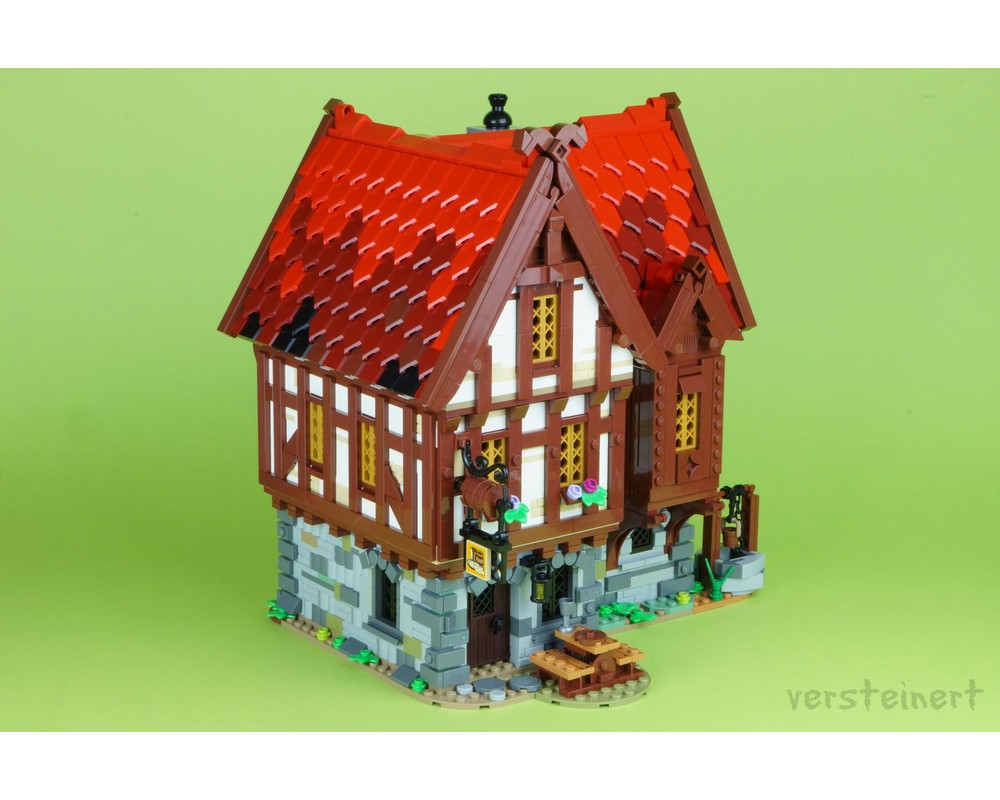 LEGO MOC Medieval Tavern by Versteinert | Rebrickable - Build with LEGO