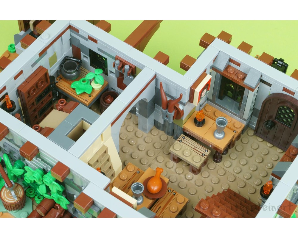 LEGO MOC Medieval Tavern by Versteinert | Rebrickable - Build with LEGO