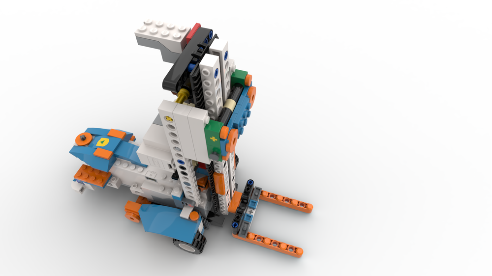LEGO MOC 17101 - BOOST Fork Lift by Nodrap | Rebrickable - Build with LEGO