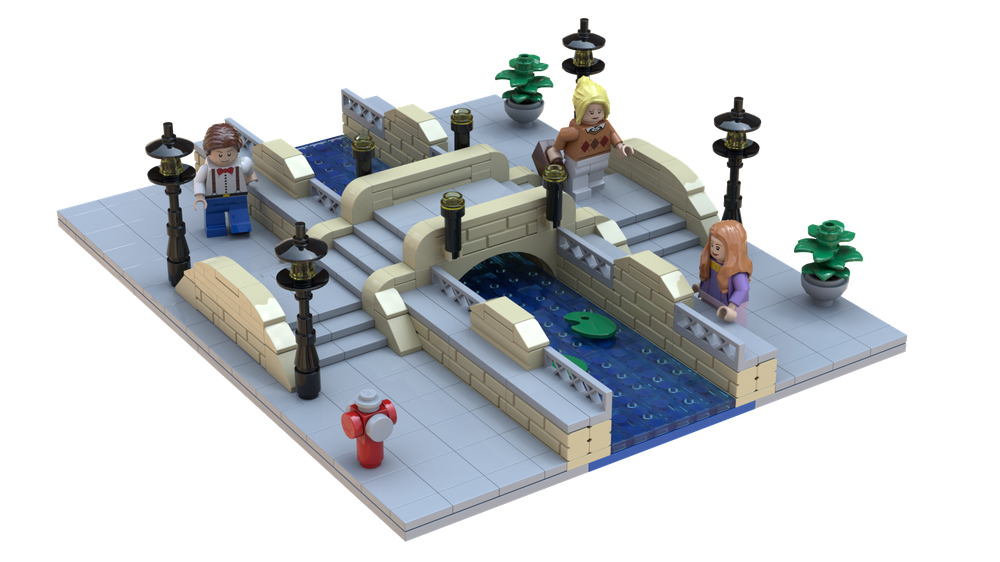 LEGO MOC A Small Street with a Water Canal by legoalfactotum ...