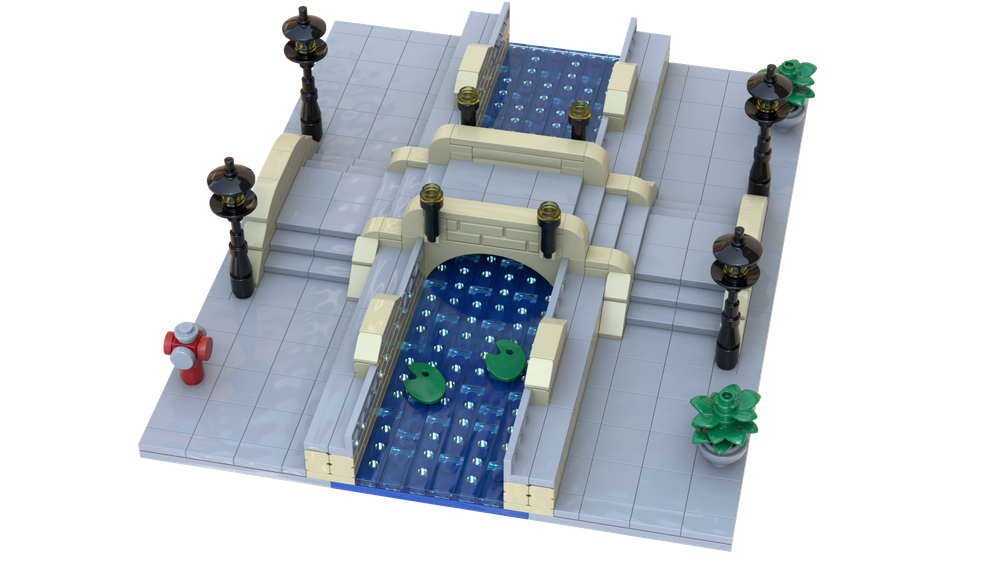 LEGO MOC A Small Street with a Water Canal by legoalfactotum ...