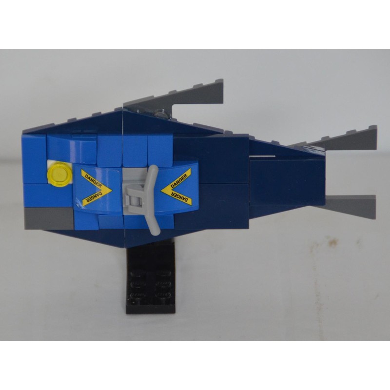 LEGO MOC-72868 60208 Blue Fish by julien1001 | Rebrickable - Build with ...