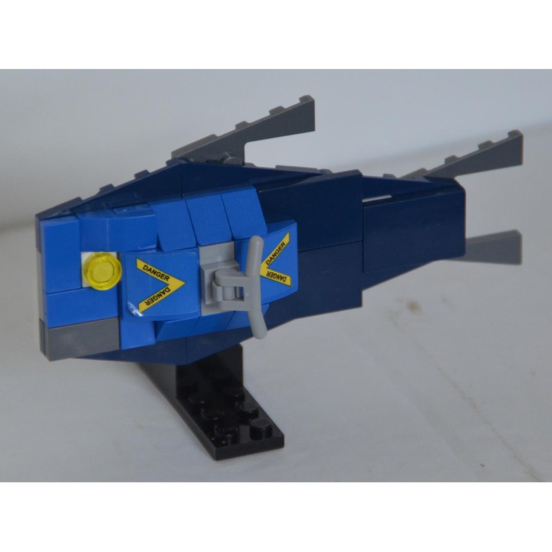 LEGO MOC 60208 Blue Fish by julien1001 | Rebrickable - Build with LEGO