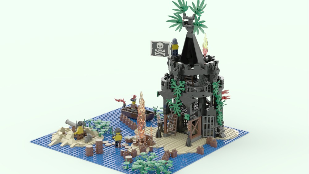 LEGO MOC “Stay away island” Part I Prison tower by Sir_Dos ...